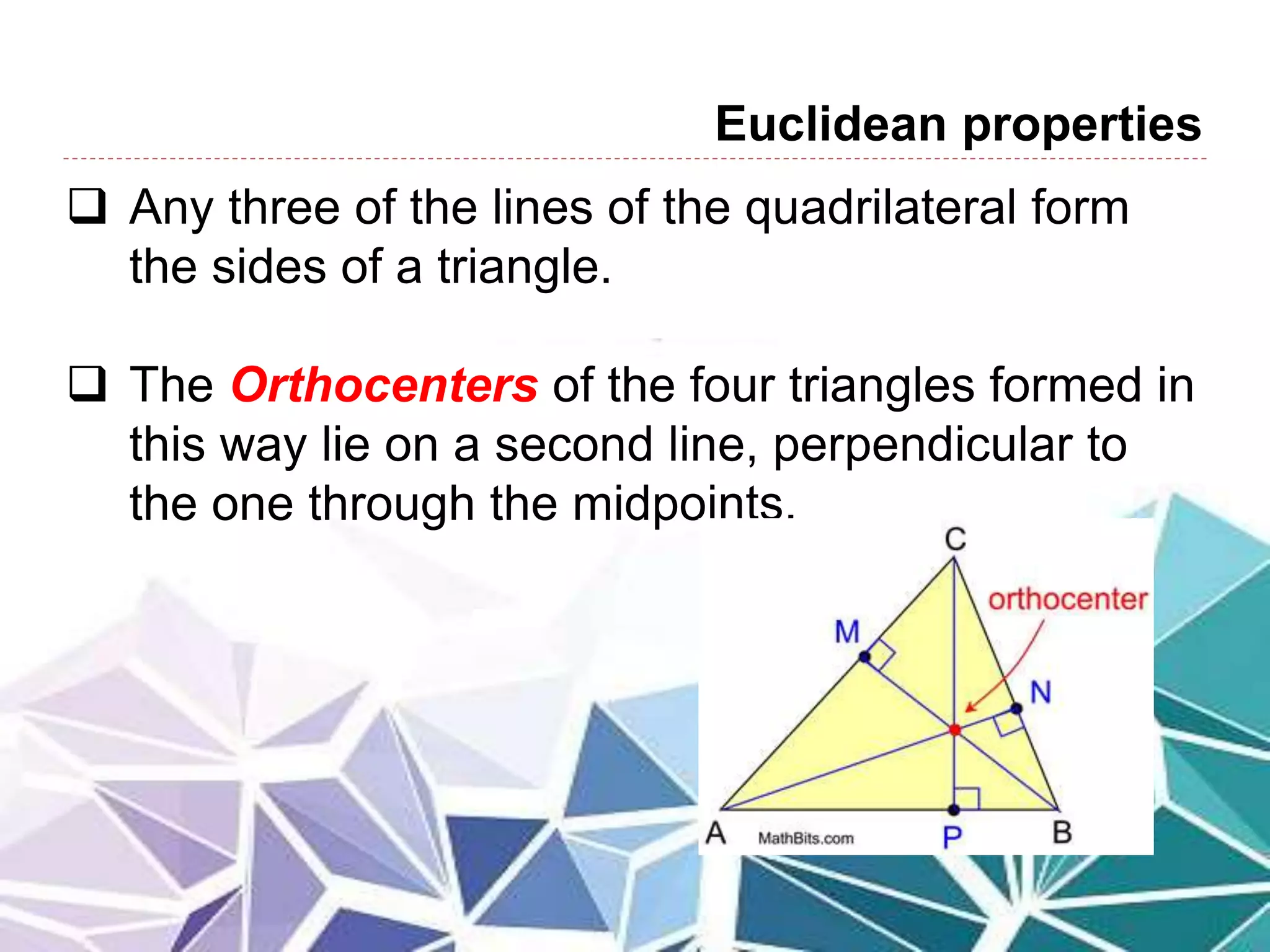 Modern Geometry Topics | PPTX
