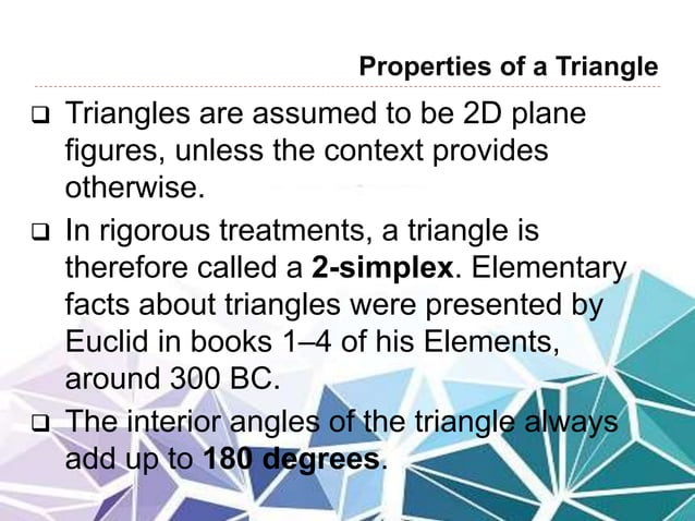 Modern Geometry Topics | PPTX