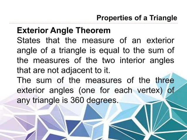 Modern Geometry Topics | PPTX