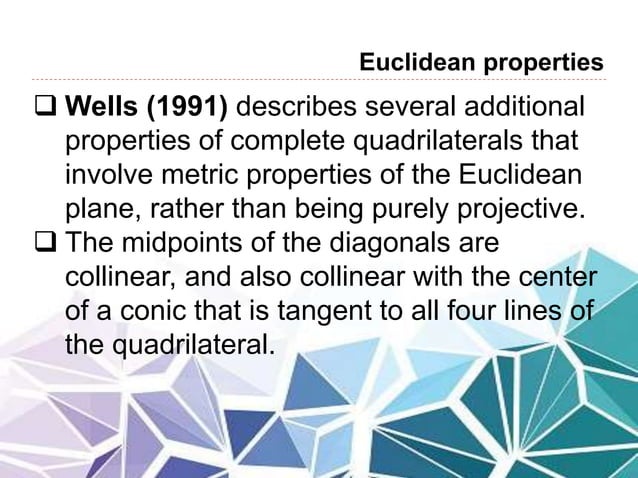 Modern Geometry Topics | PPTX