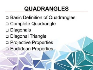 Quadrangle Definition