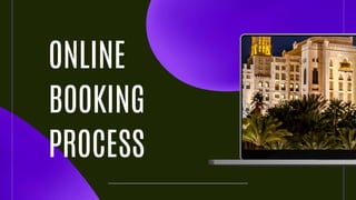 Online booking Process in Hotel room | PPTX