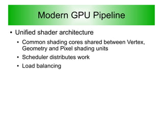 Modern Graphics Pipeline Overview | PDF