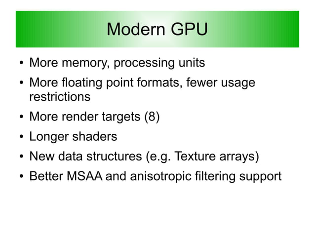 Modern Graphics Pipeline Overview | PDF | 3-D Graphics | Computer Software and Applications