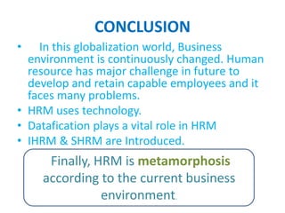 Modern trends in Human resource management | PPTX