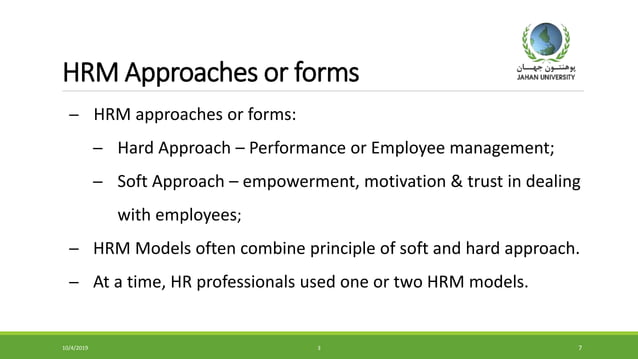 Modern hrm models | PPTX