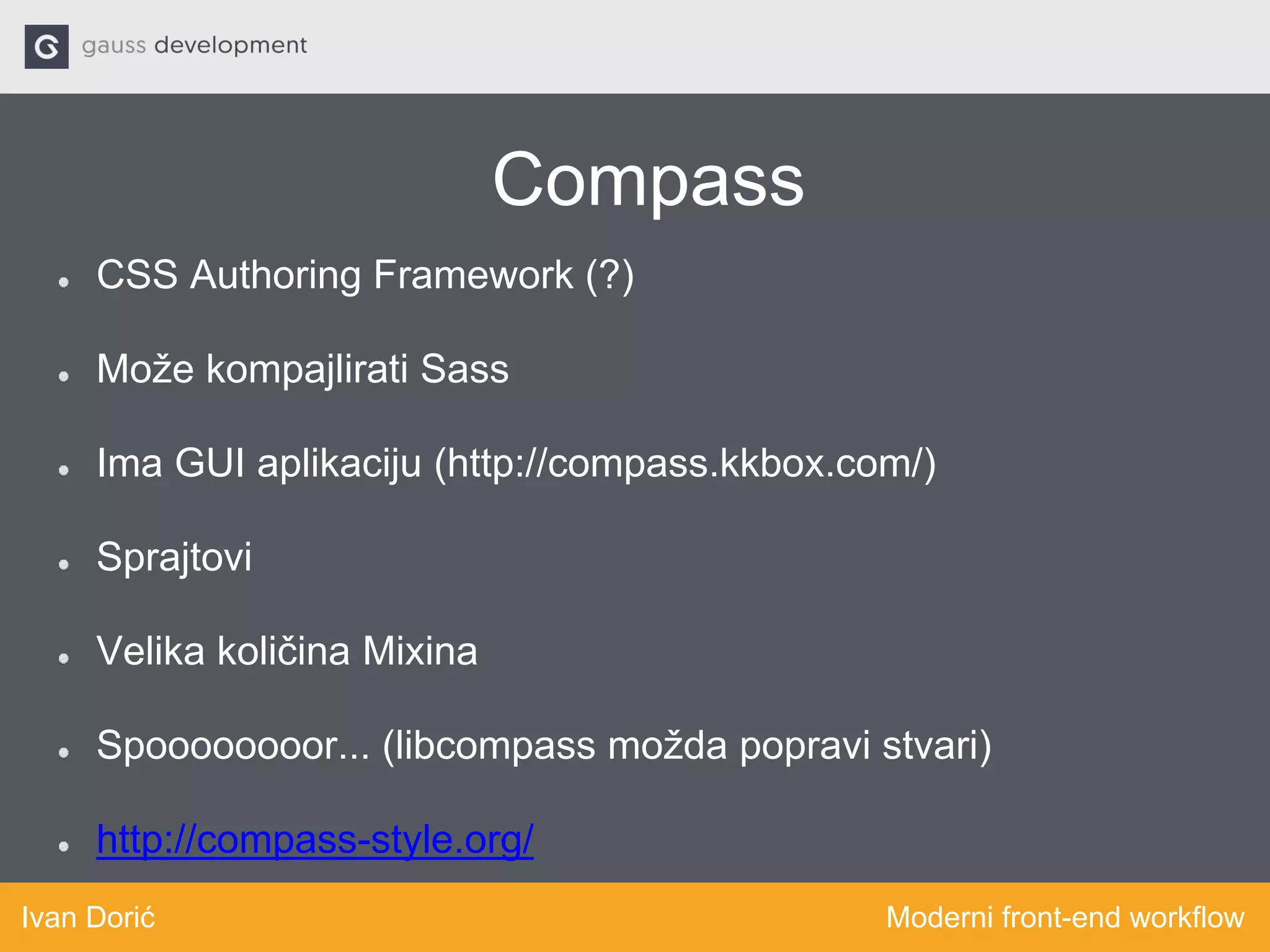 Moderni frontend workflow | PPT