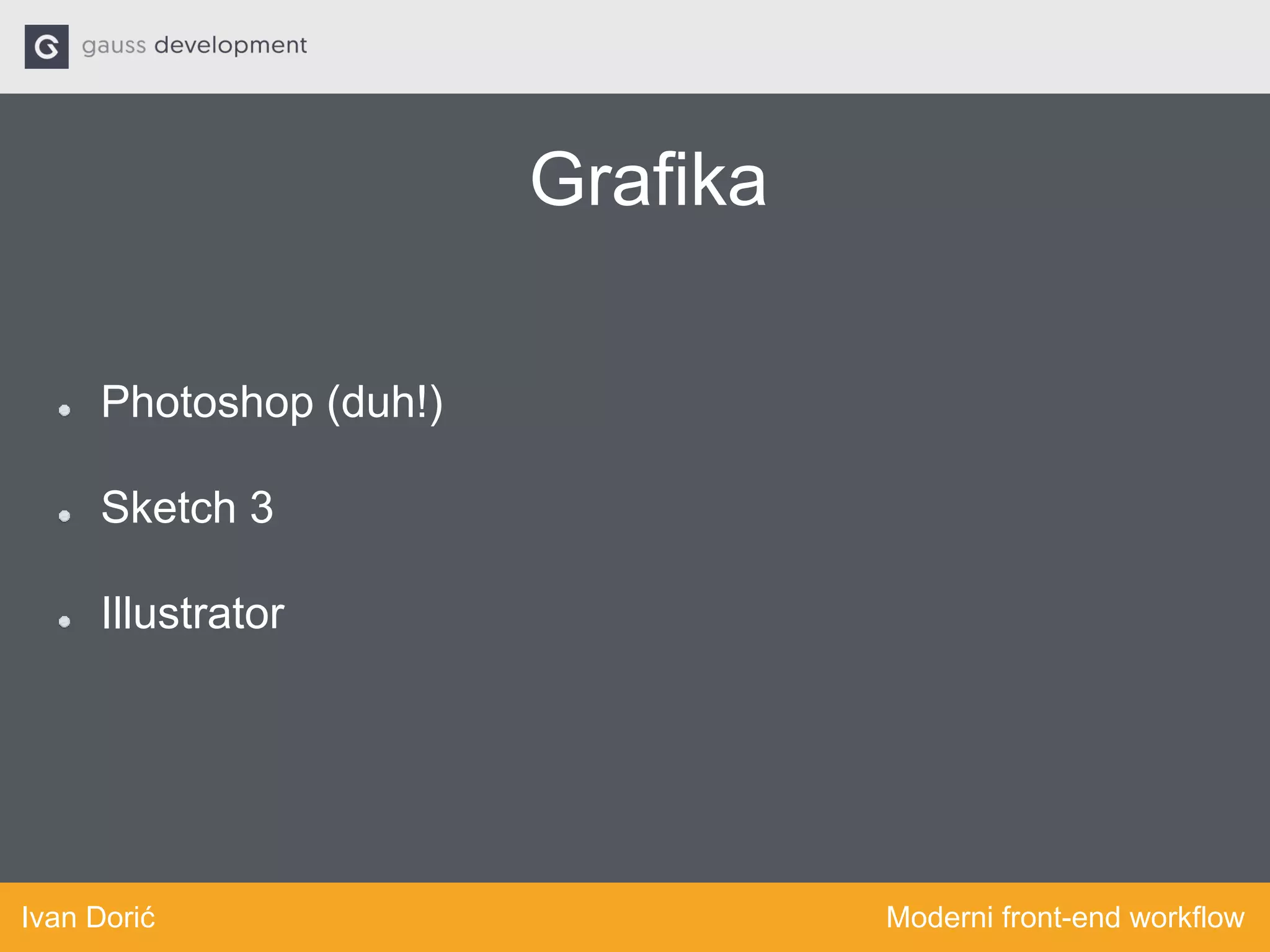 Moderni frontend workflow | PPT