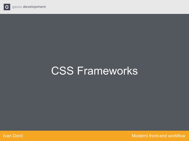 Moderni frontend workflow | PPT