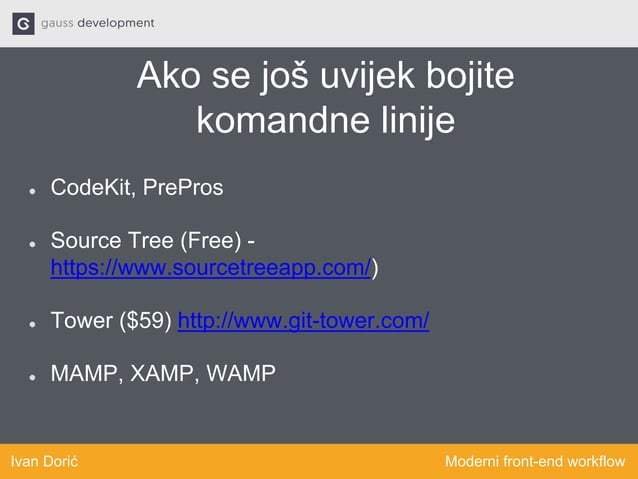 Moderni frontend workflow | PPT