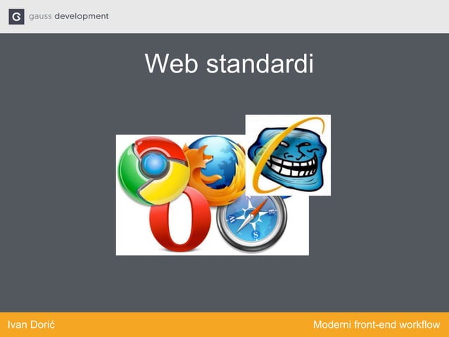 Moderni frontend workflow | PPT