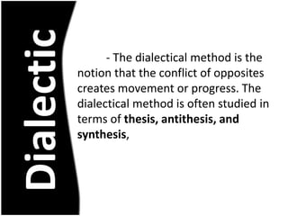 Modern idealism, hegel | PPTX