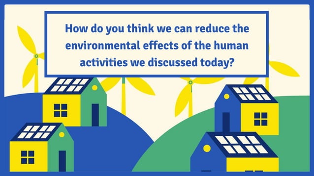 Modern Illustrative Human Impact on the Environment Lesson for High ...
