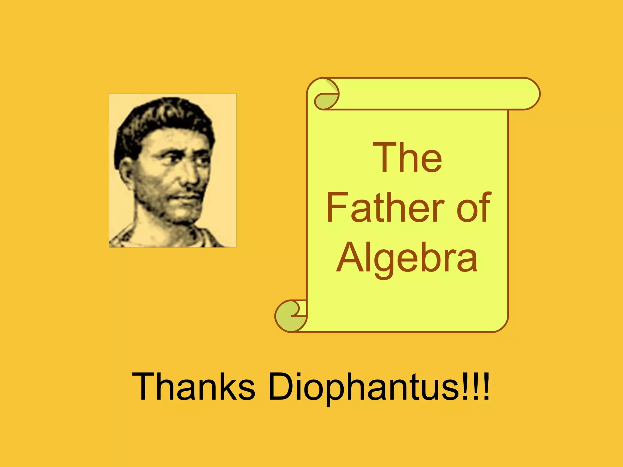 Modern Implications Of Diophantus | PPT