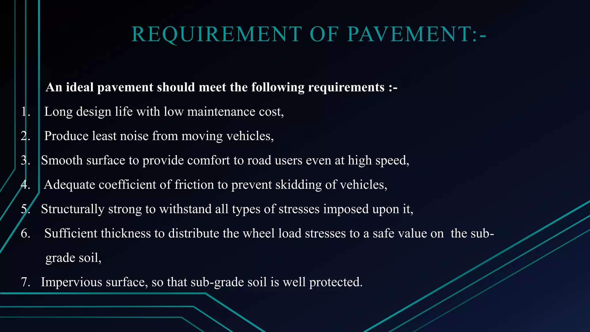 PAVEMENT DESIGN & TYPES | PPTX