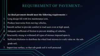 PAVEMENT DESIGN & TYPES | PPTX