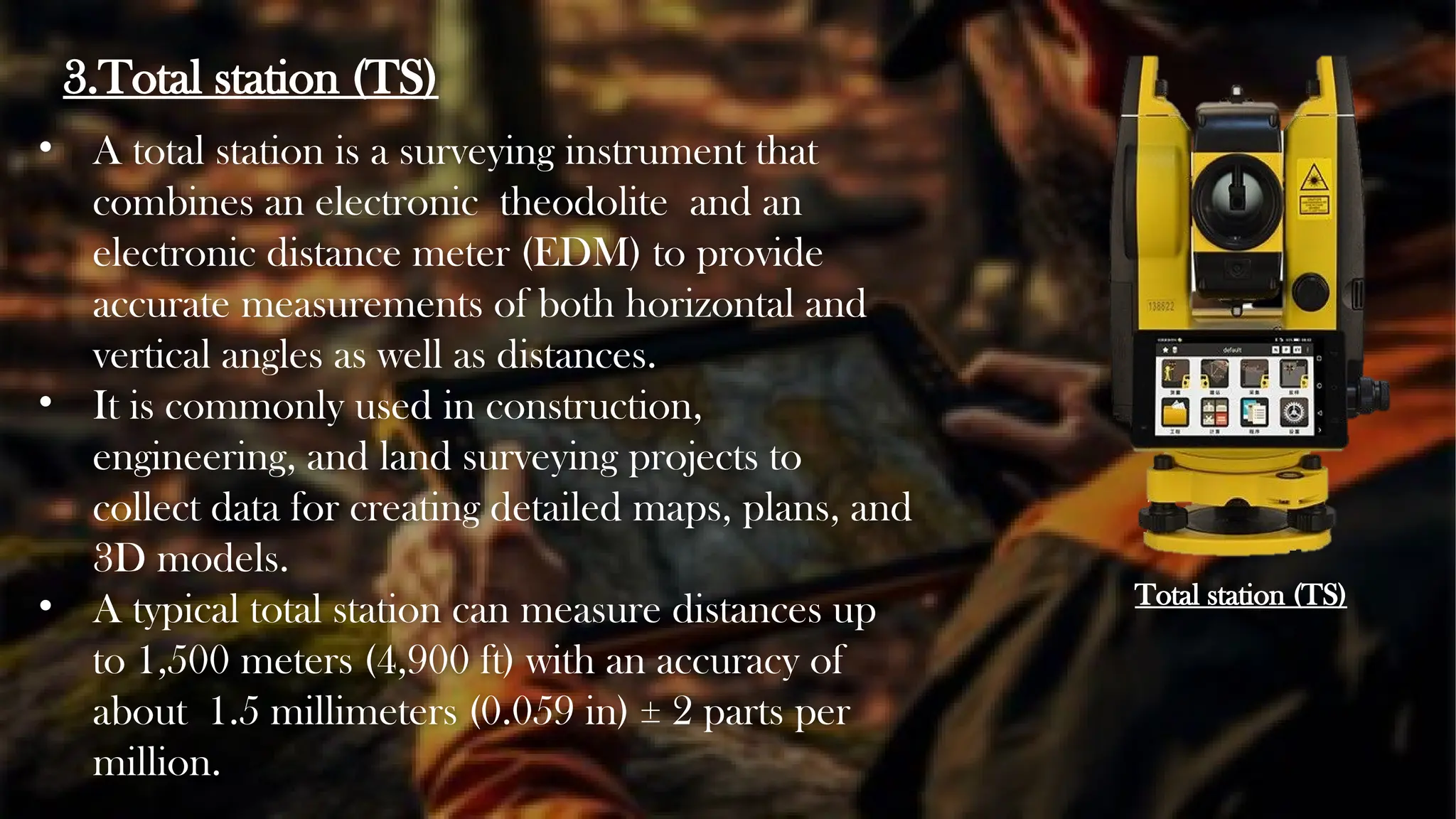 modern instrument Powerpoint presentation in civil engineering | PPTX