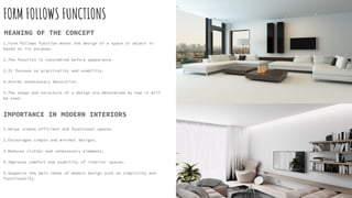 Comprehensive Guide to Modern Interior Design Styles and Principles | PDF