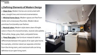 Introduction Modern Interior Design-MaHi.pptx | Interior Decorating ...