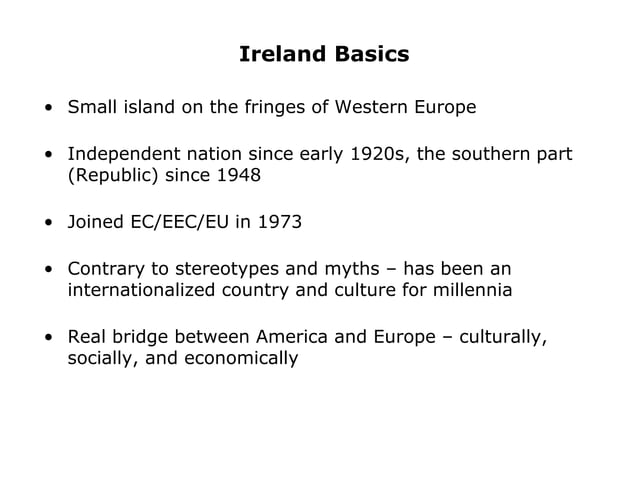 Irish History and Culture | PPT