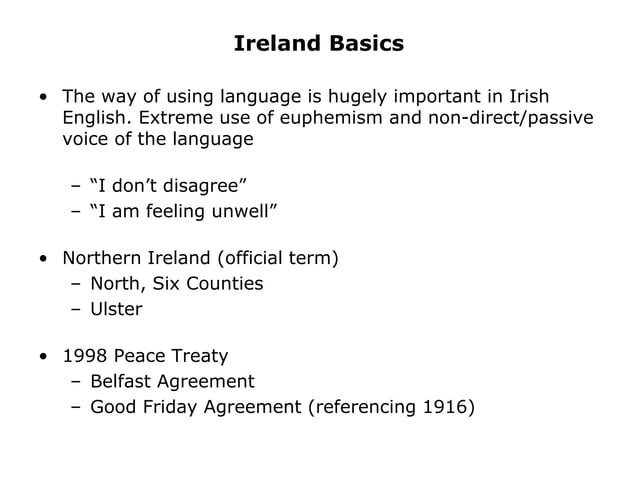 Irish History and Culture | PPT