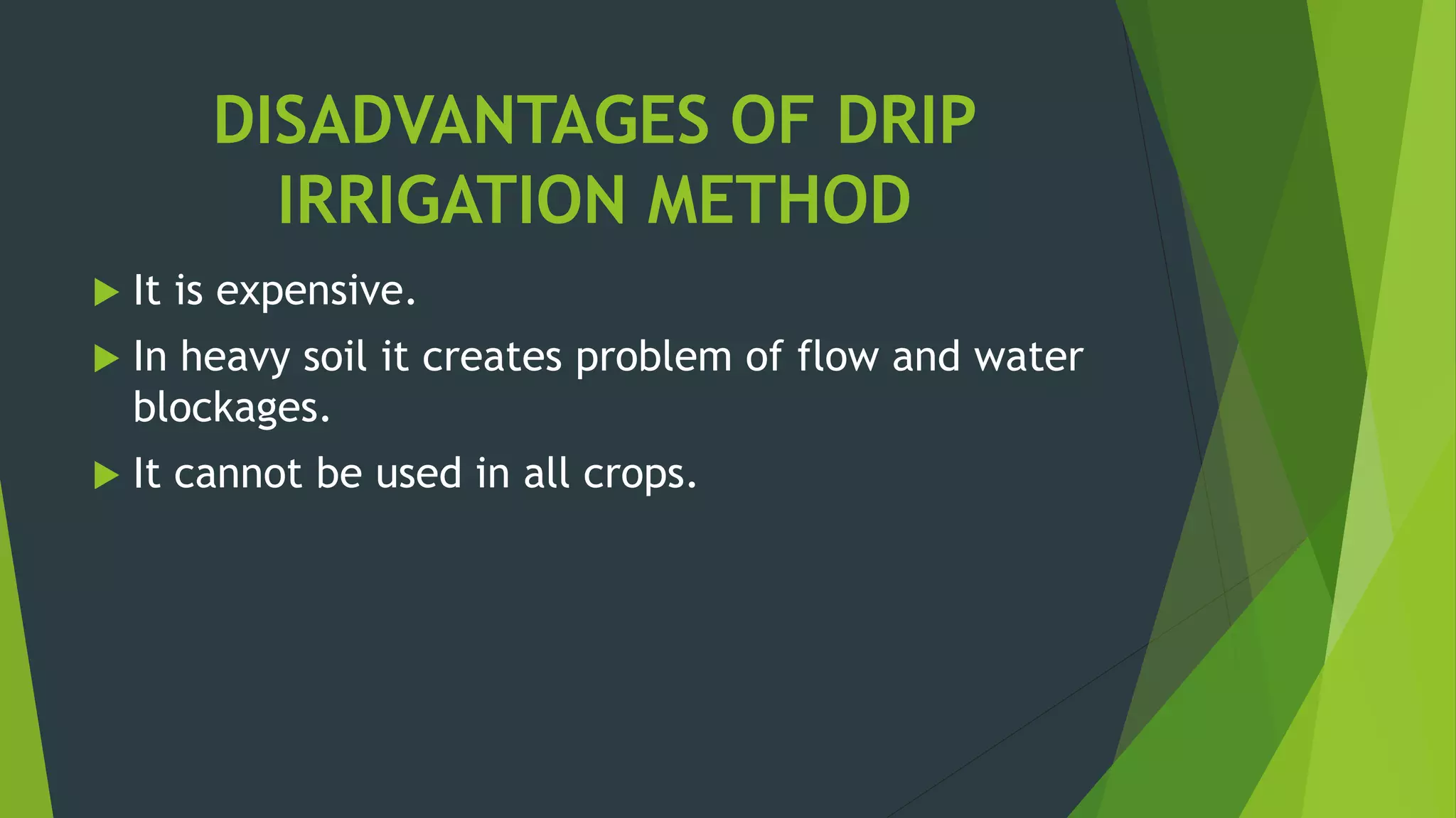 Modern Irrigation Methods Pptx Agriculture Industries