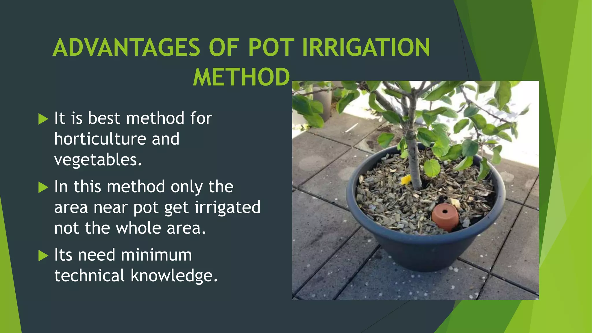 Modern irrigation methods | PPTX