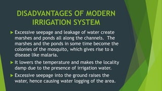 Modern irrigation methods | PPTX