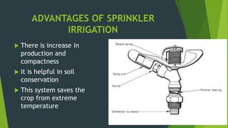 Modern irrigation methods | PPTX