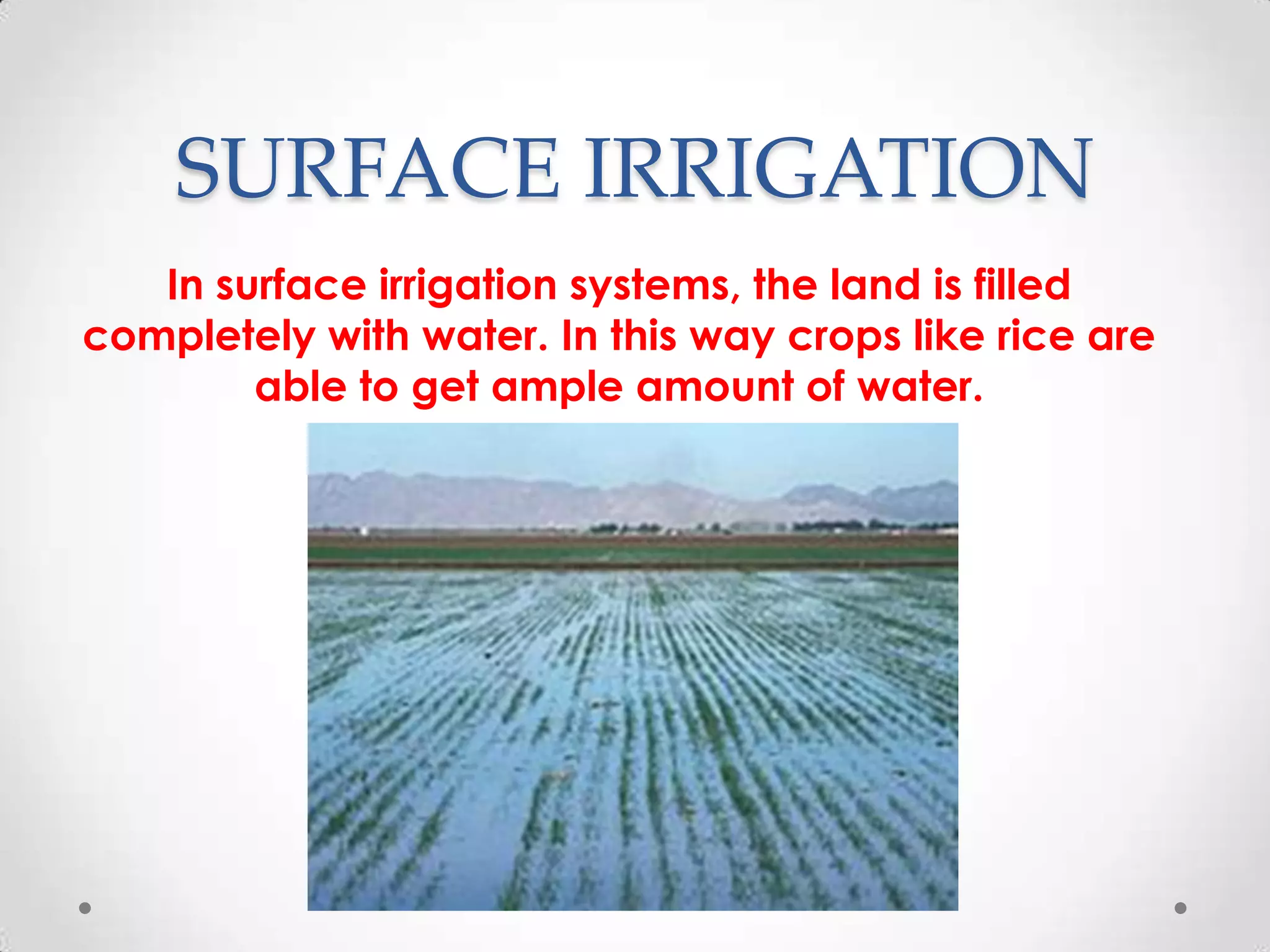 Modern irrigation techniques | PPTX