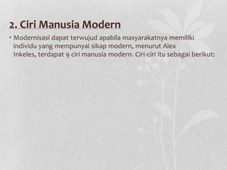 Modernisasi dan globalisasi | PPTX