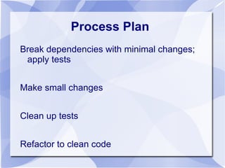 Modernising Legacy Code | ODP | Web Development | Internet
