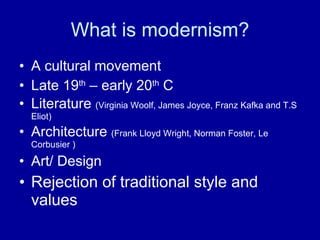 Modernism | PPT