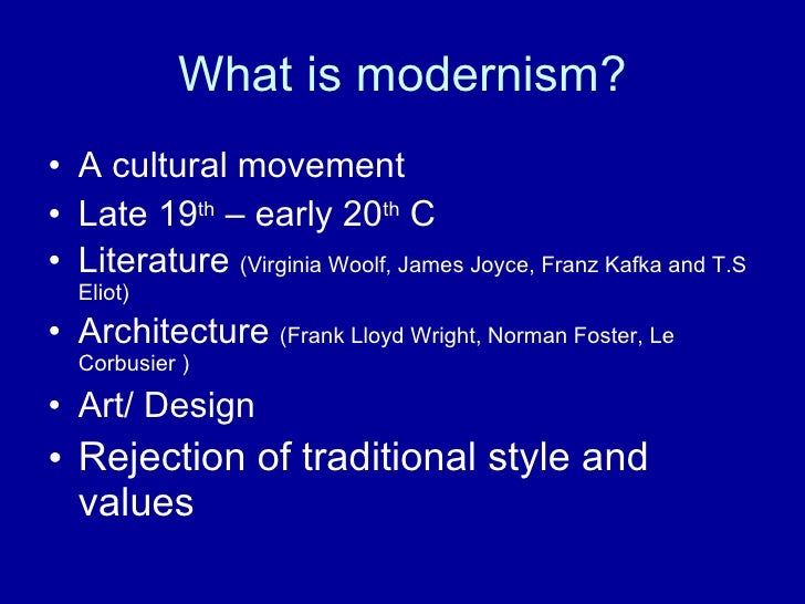 Modernism