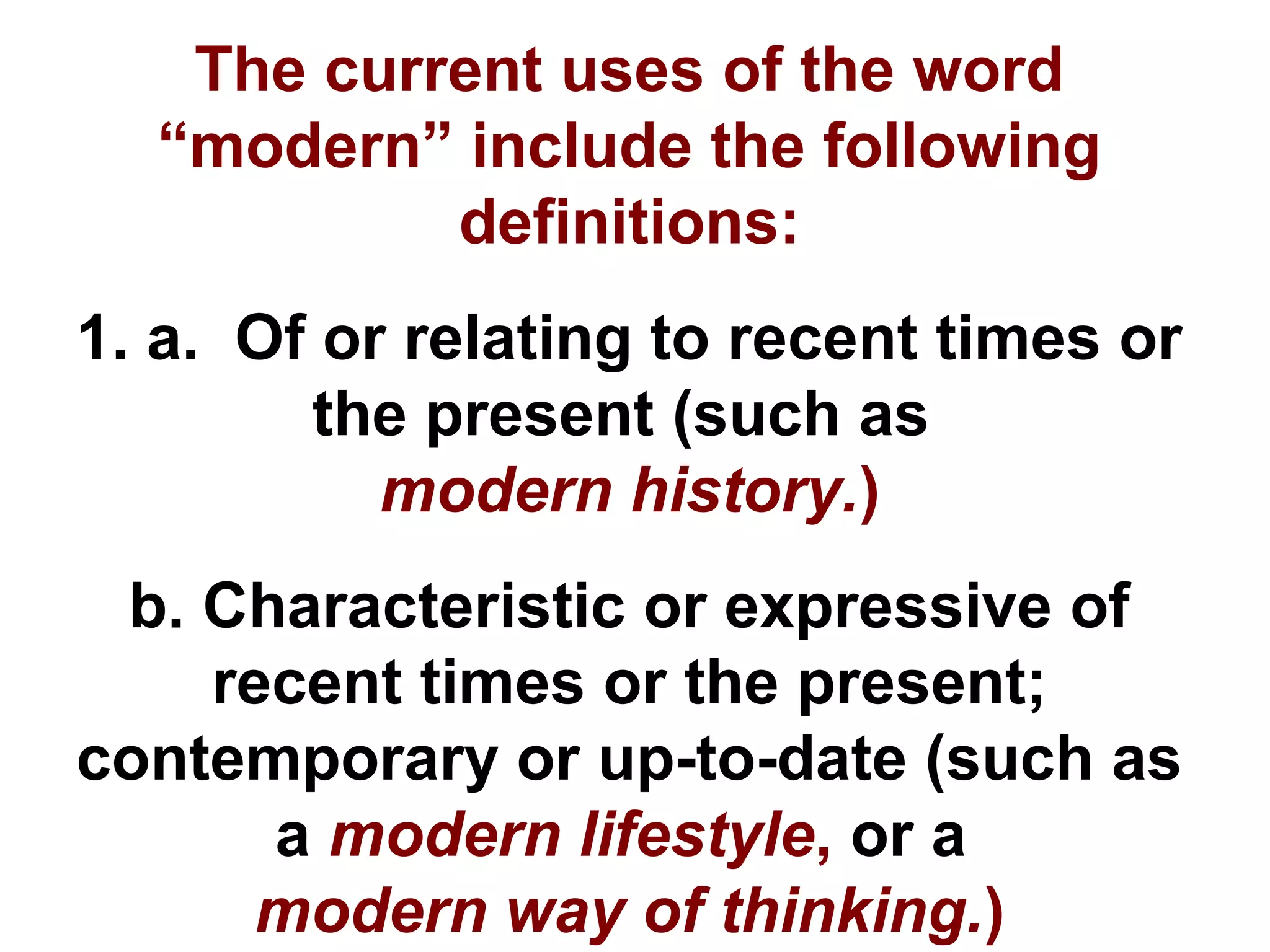 Modernism | PPT
