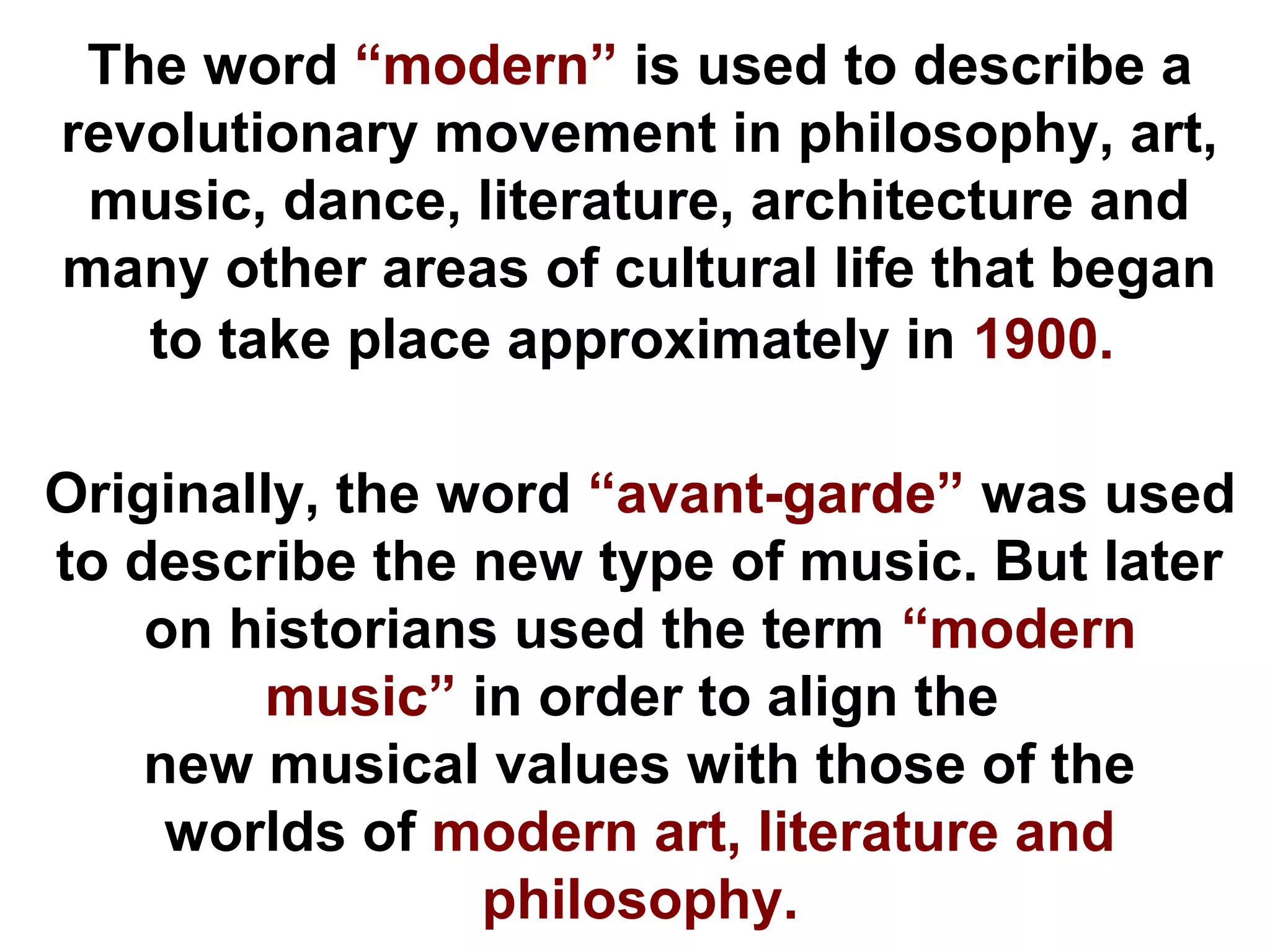 Modernism | PPT