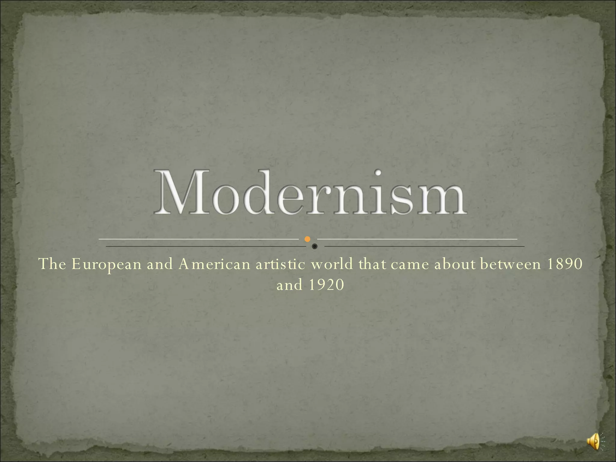 Modernism | PPT | Photography | Arts and Crafts