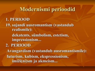 Modernism | PPT