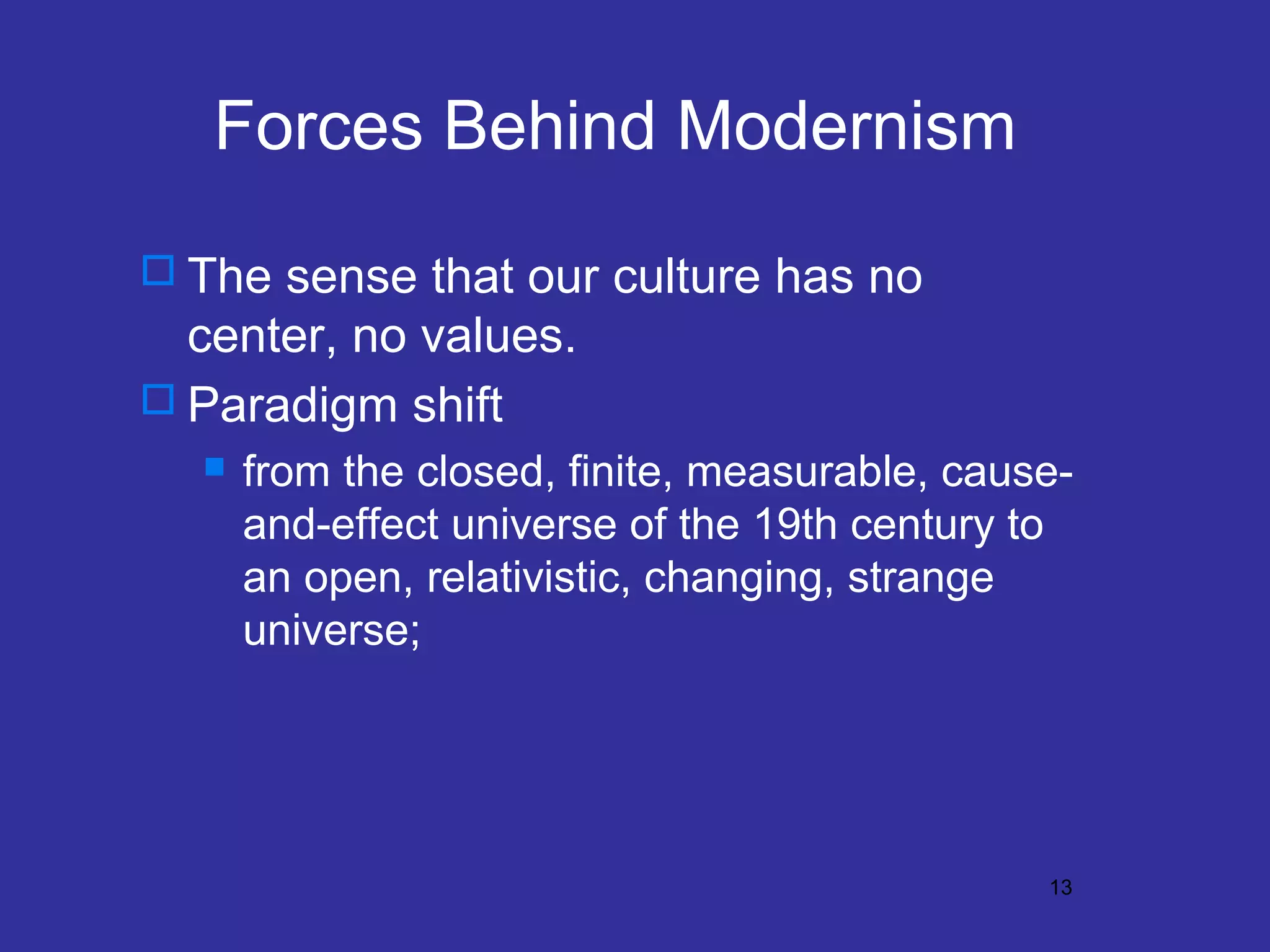 Modernism | PPT