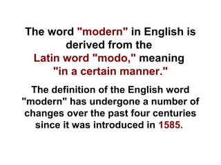 Modernism | PPT