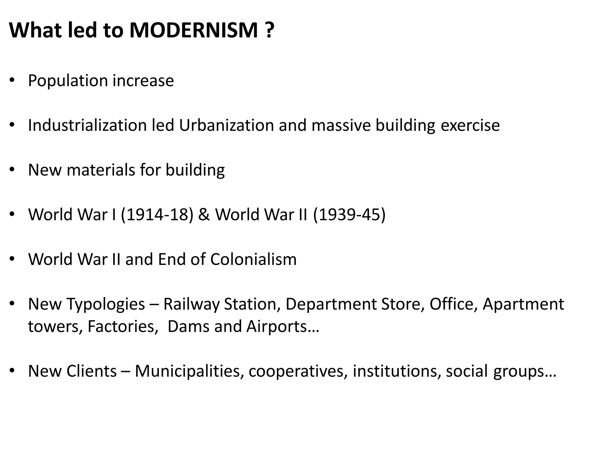 Modernism | PPTX