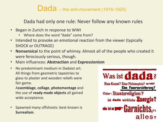 Modernism fauvism, cubism, dada | PPTX