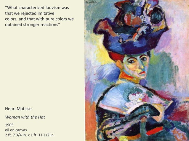 Modernism fauvism, cubism, dada | PPTX