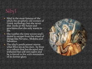 Myths in The waste Land | PPTX