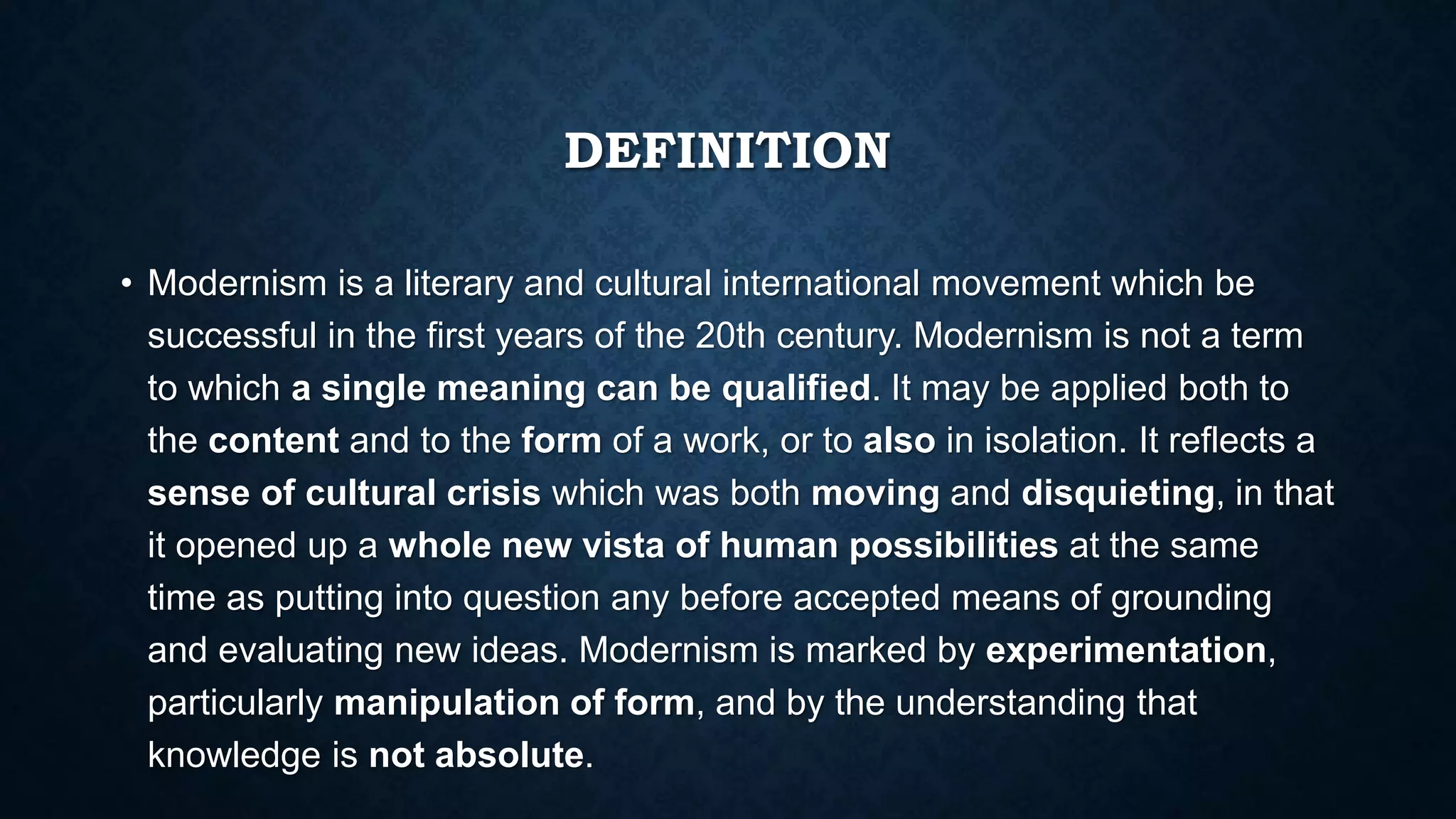 Modernism age | PPTX | Physics | Science