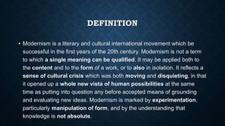 Modernism age | PPTX | Physics | Science