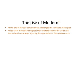 Modernism an introduction. | PPT