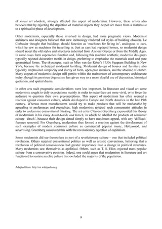 Modernism Background | PDF