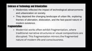 modernism nshsbanwjsbajsjajfinalppt.pptx | Modern Art | Fine Art