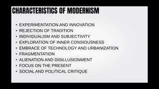 modernism nshsbanwjsbajsjajfinalppt.pptx | Modern Art | Fine Art